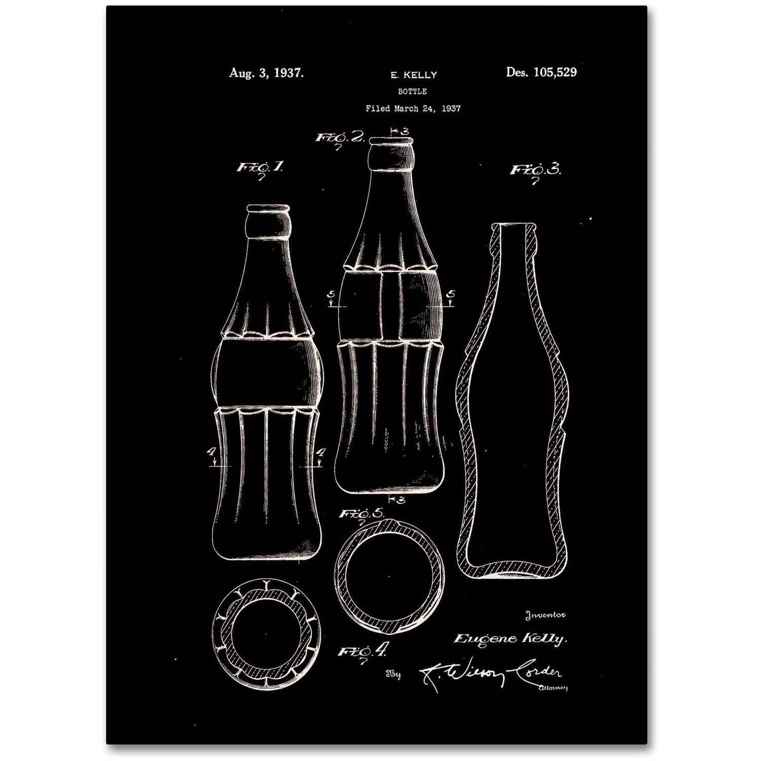 Coca Cola Bottle Logo Black And White