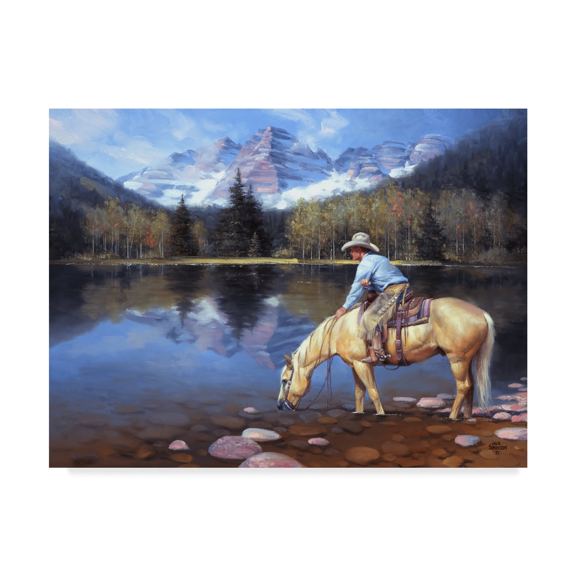 Trademark Fine Art Colorado Cowboy Canvas Art by Jack Sorenson ...