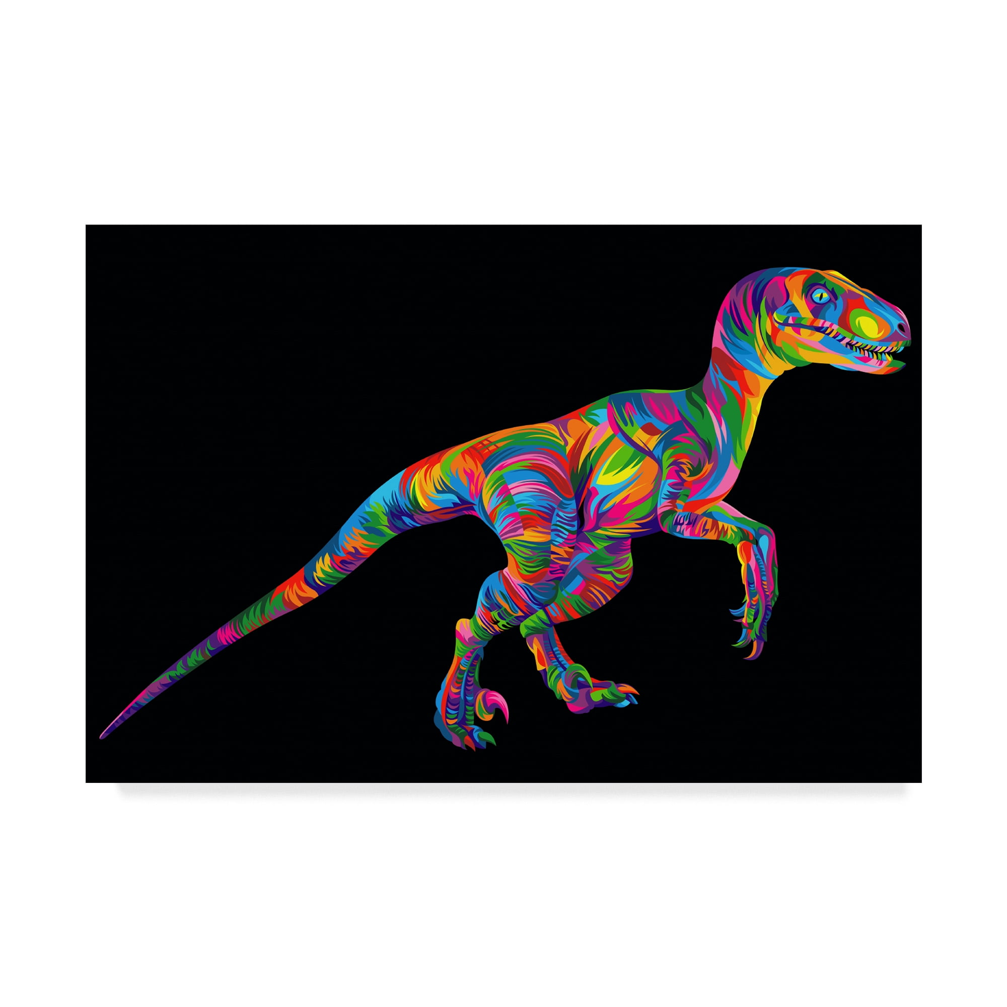 Trademark Fine Art 'Colorful Raptor' Canvas Art by Bob Weer - Walmart.com
