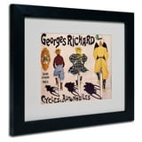 Free Shipping! Trademark Global Vintage Horizontal Canvas Art Cycles Automobiles by Georges ...