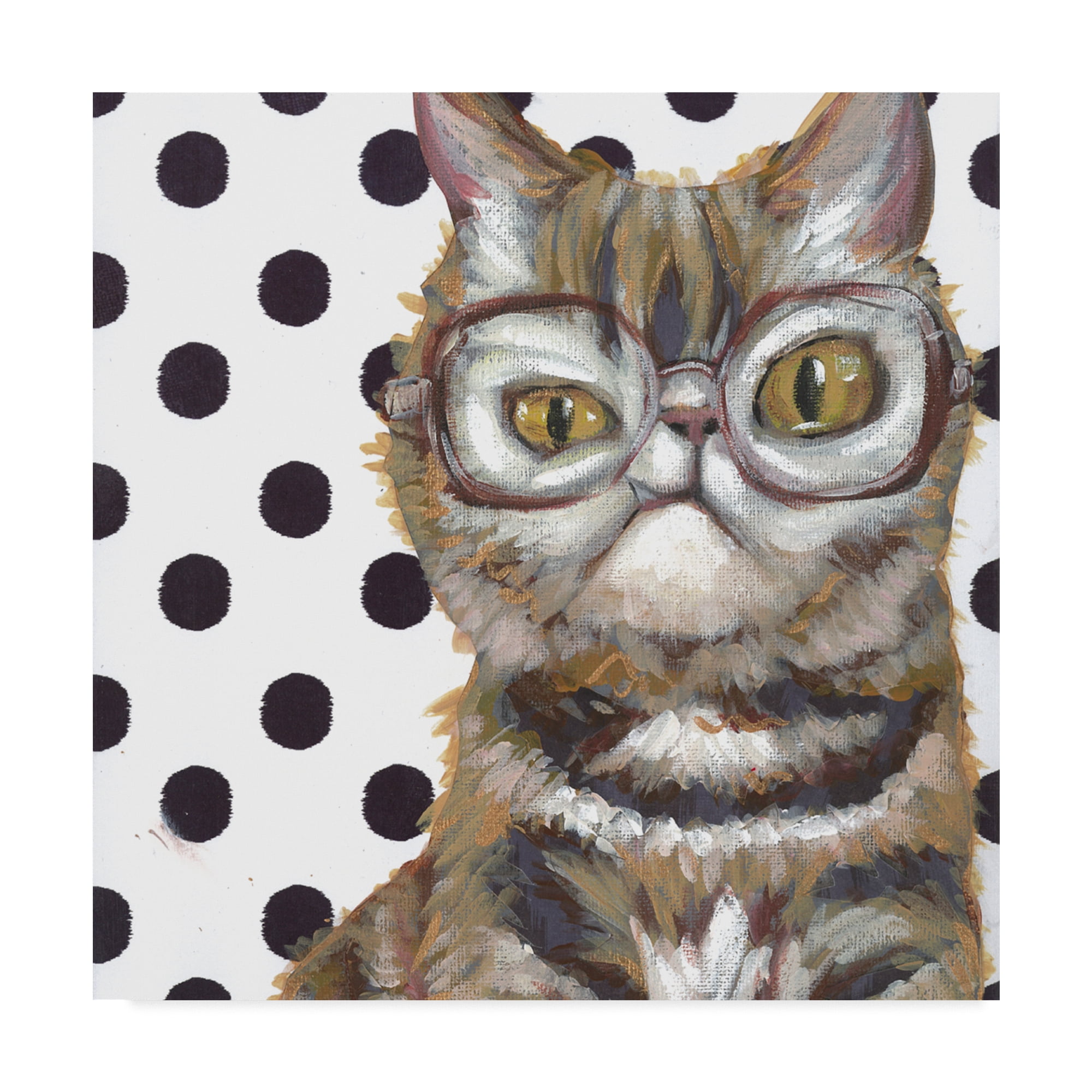 Trademark Fine Art Dapper Animal Canvas Art - 24x24 inches - Walmart.com