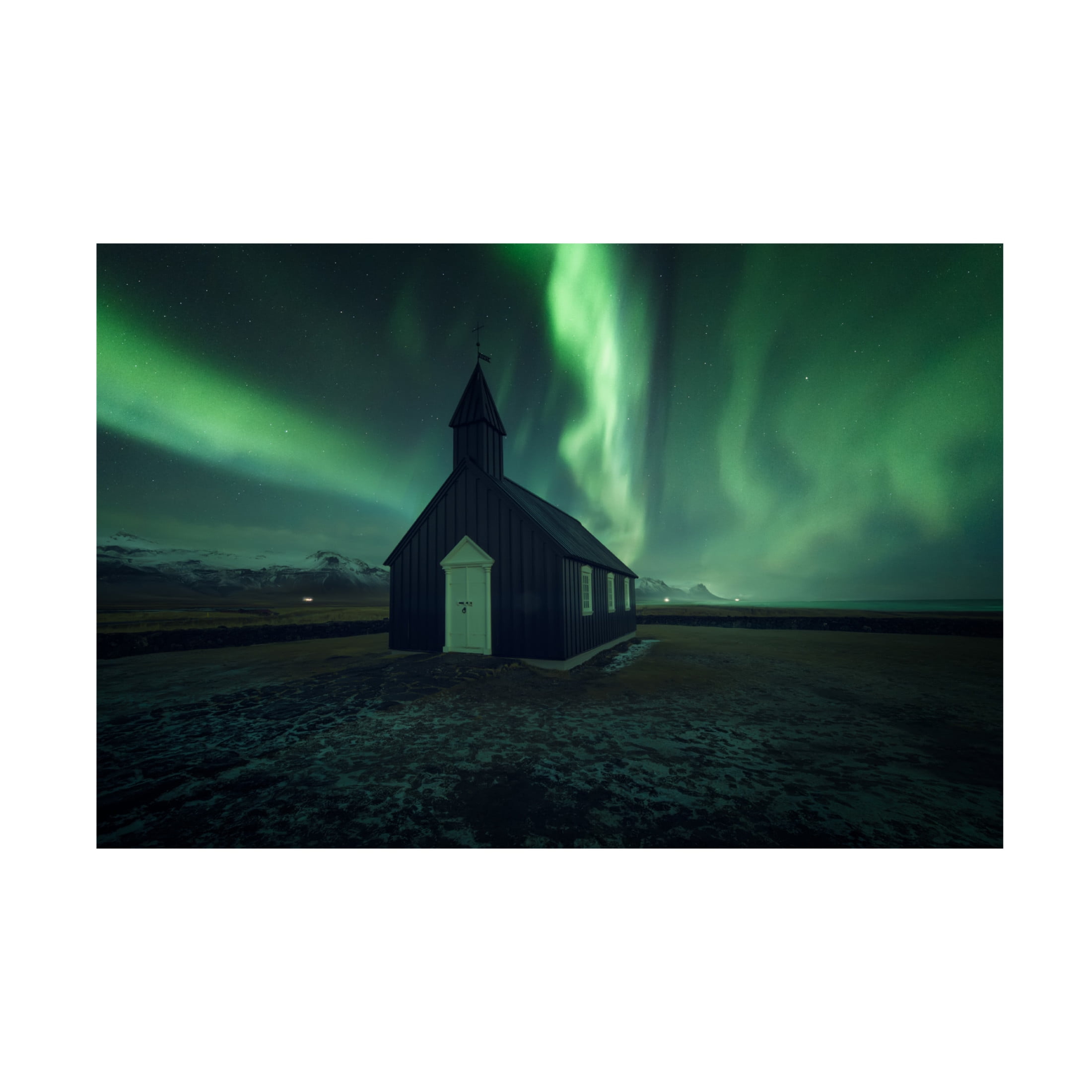 Trademark Fine Art David Martin Castan The Black Church Canvas Wall Art ...