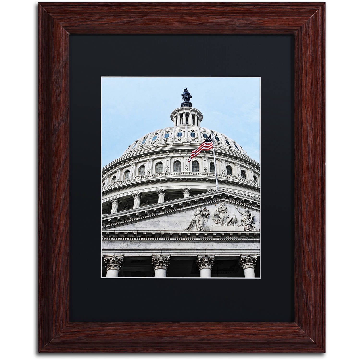 Trademark Fine Art "Dome of the US Capitol" Canvas Art by Gregory O ...