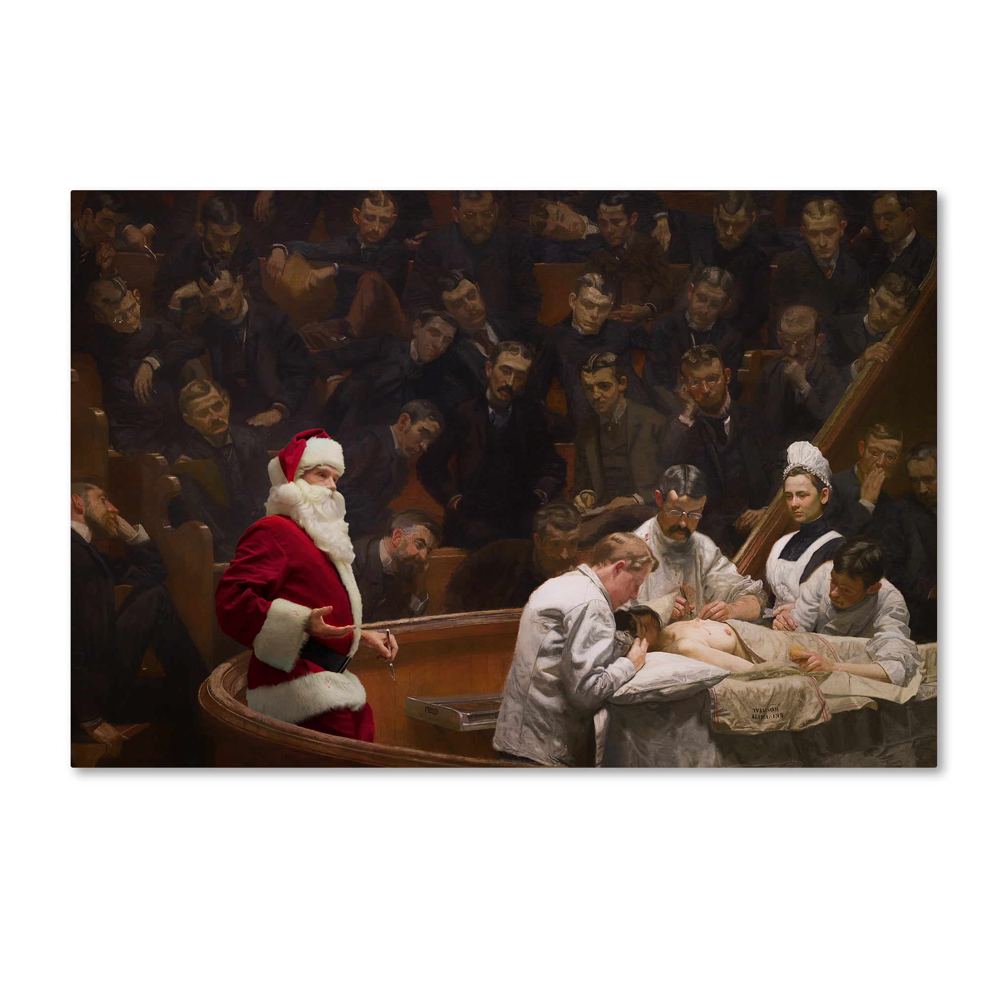 Trademark Fine Art 'Eakins-The Agnew Clinic' Canvas Art by Ed Wheeler ...