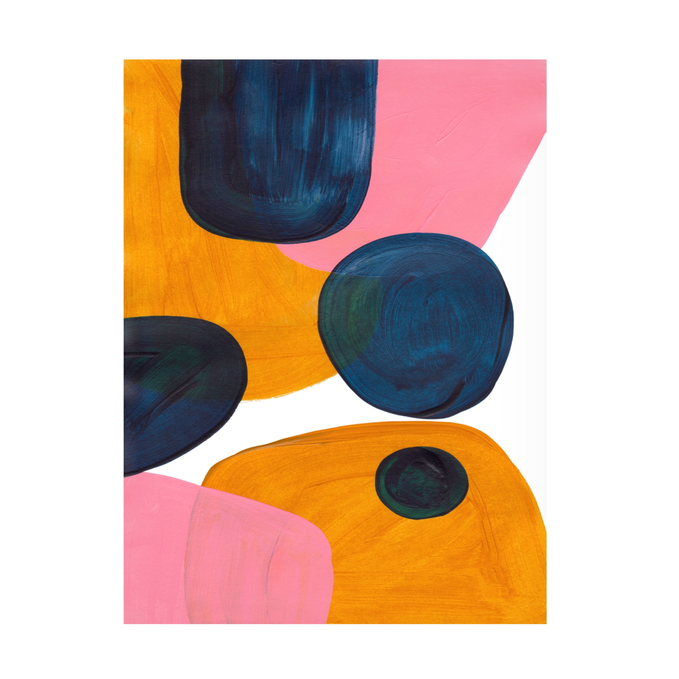 Trademark Fine Art Pink Rollie Pollie Wrapped Canvas Wall Art by Ejaaz ...