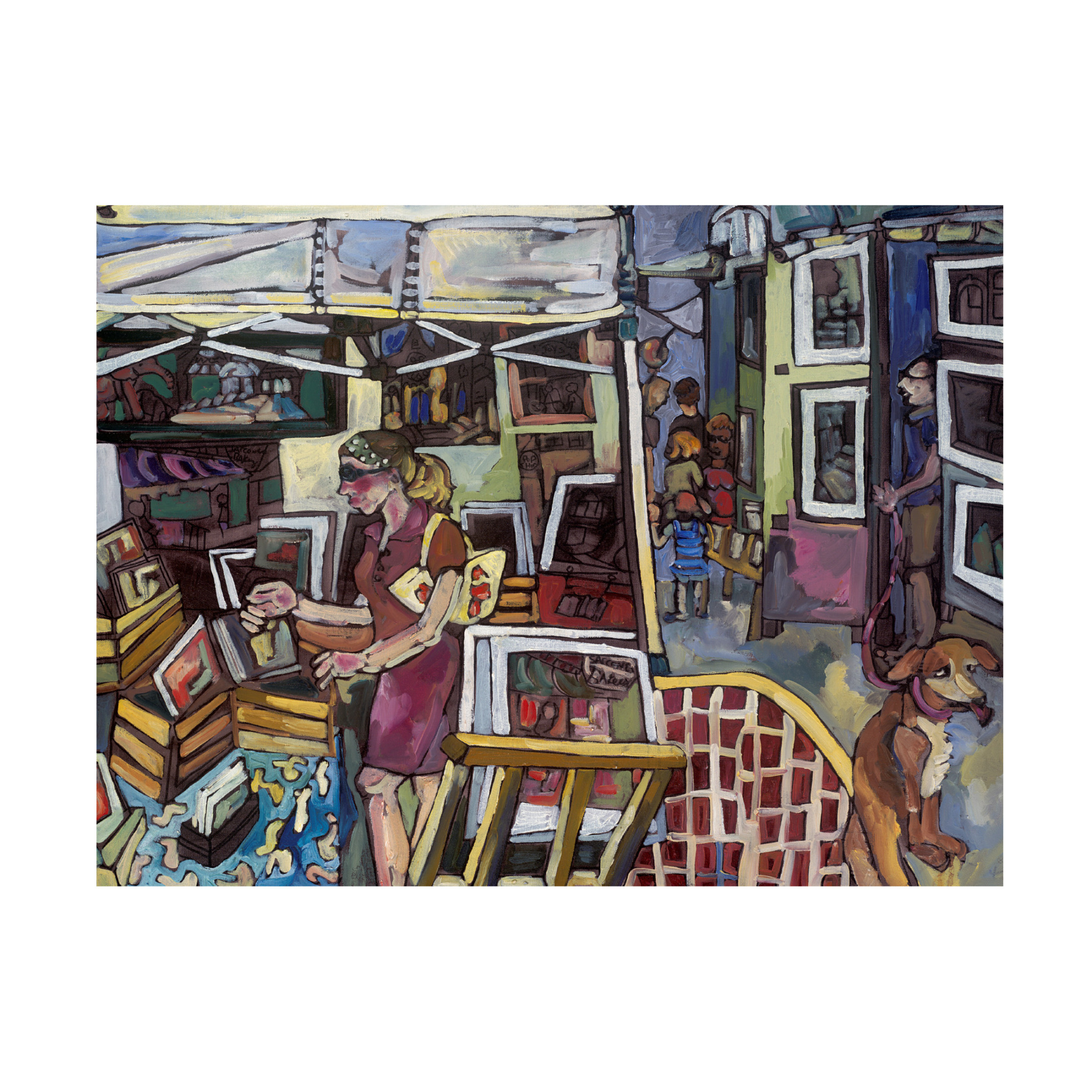 Trademark Fine Art Erin McGee Ferrell The Art Show Canvas Wall Art ...