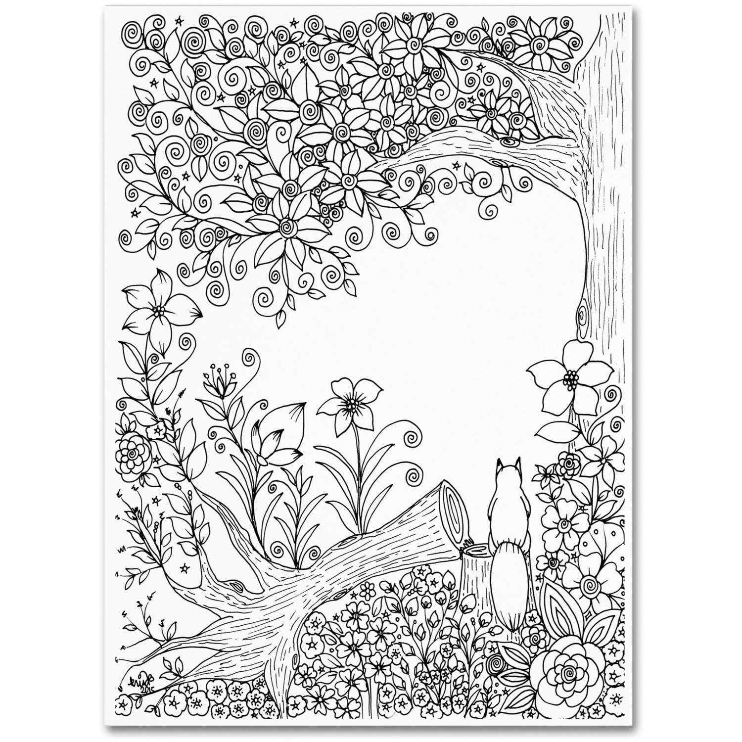 Trademark Fine Art Fallen Tree Canvas Art By KCDoodleArt Walmart trademark-fine-art-fallen-tree-canvas-art-by-kcdoodleart-walmart