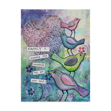 Trademark Fine Art 'Folk Bear' Canvas Art by Robin Betterley - Walmart.com