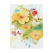 Trademark Fine Art 'Spring Birds Flowers' Canvas Art by Cathy Horvath ...