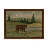 Trademark Fine Art 'Folk Bear' Canvas Art by Robin Betterley - Walmart.com