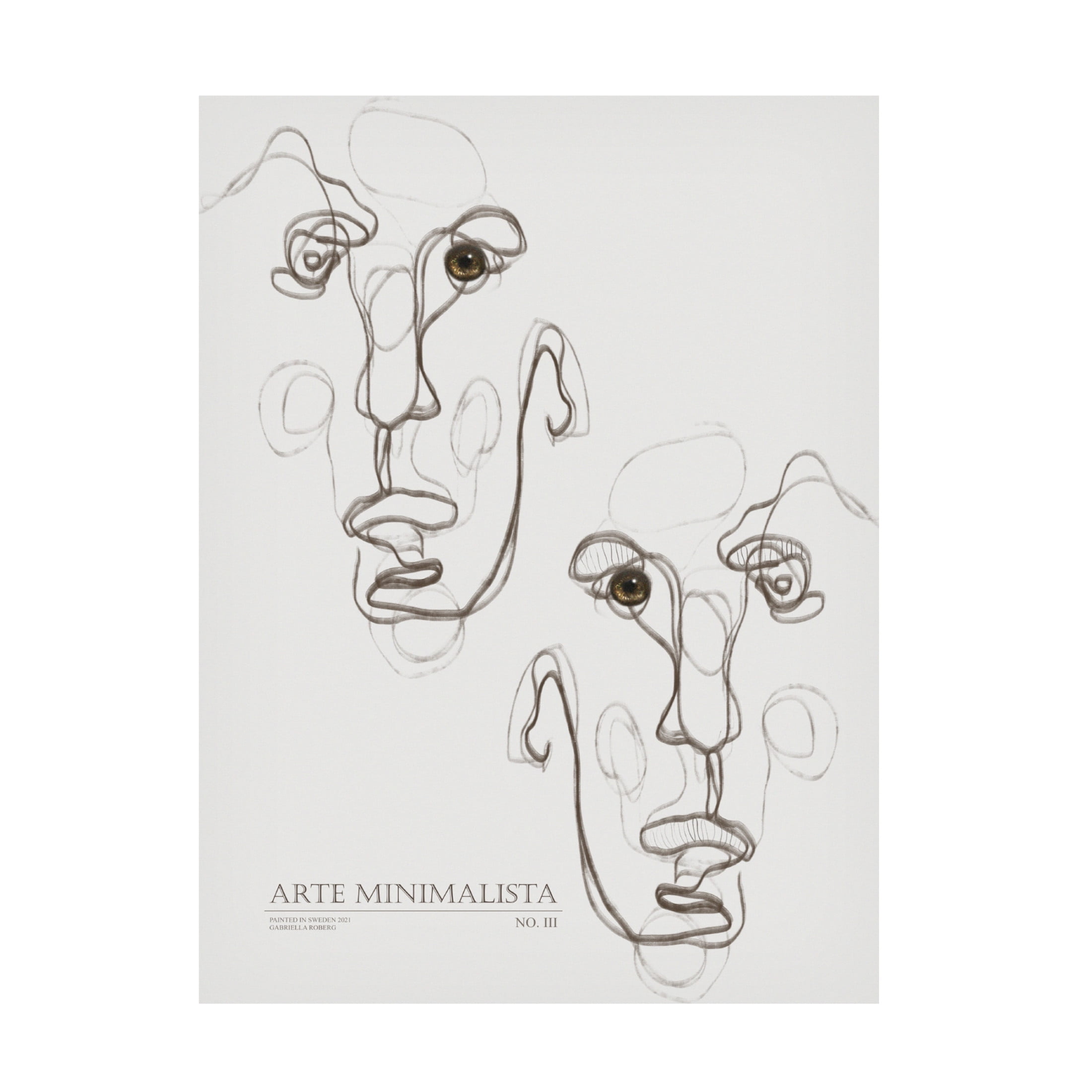 Art Gabriella Roberg Arte Minimalista No 3 Canvas Wall Art - Walmart.com