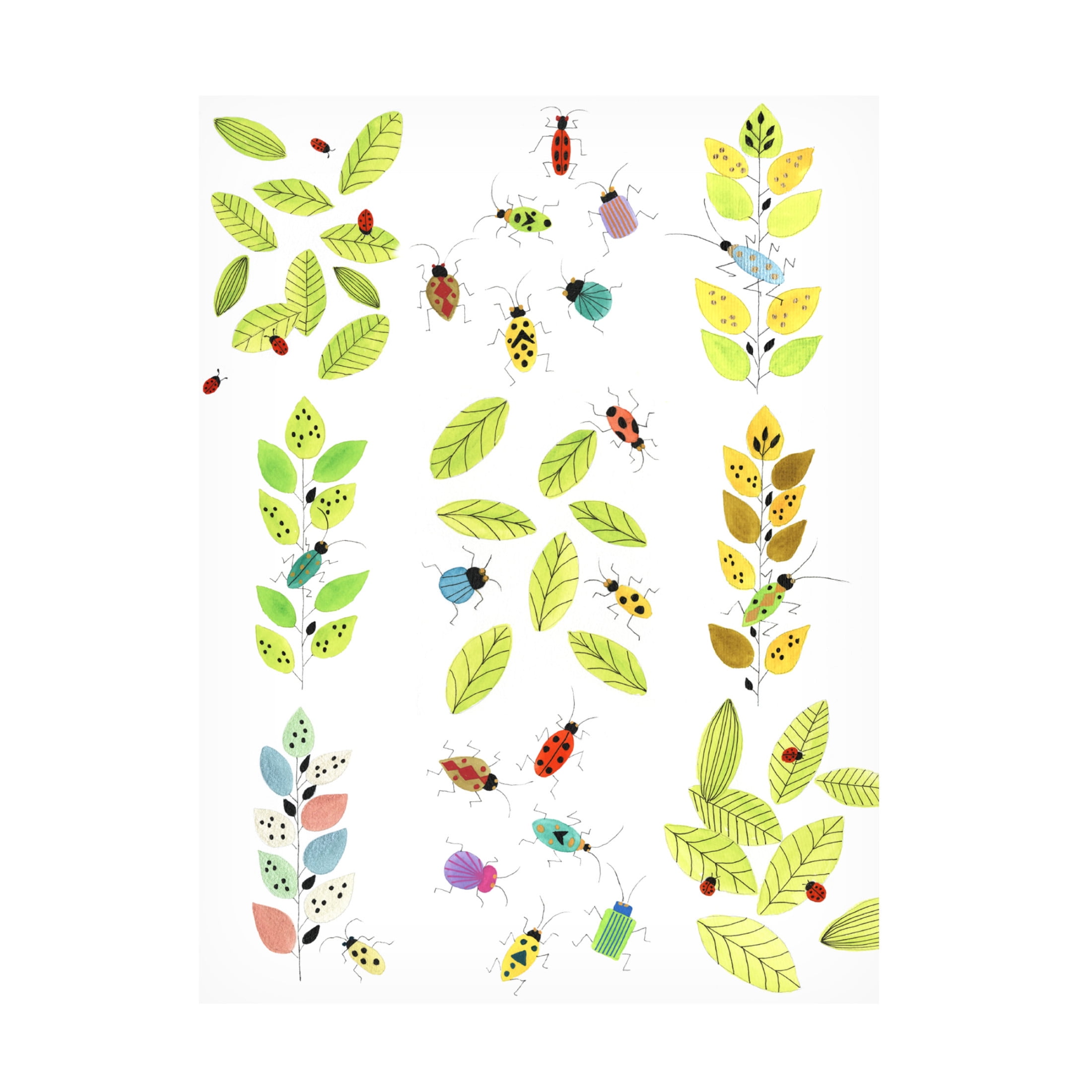 Trademark Fine Art Gayle Martin Legner A Bug's Life Grid Canvas Wall ...