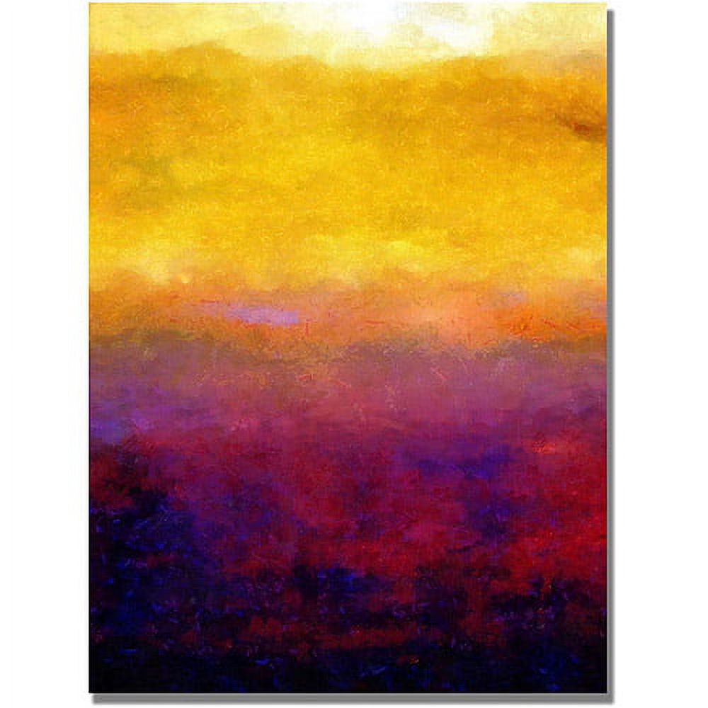 Trademark Fine Art "Golden Sunset" Canvas Art by Michelle Calkins ...