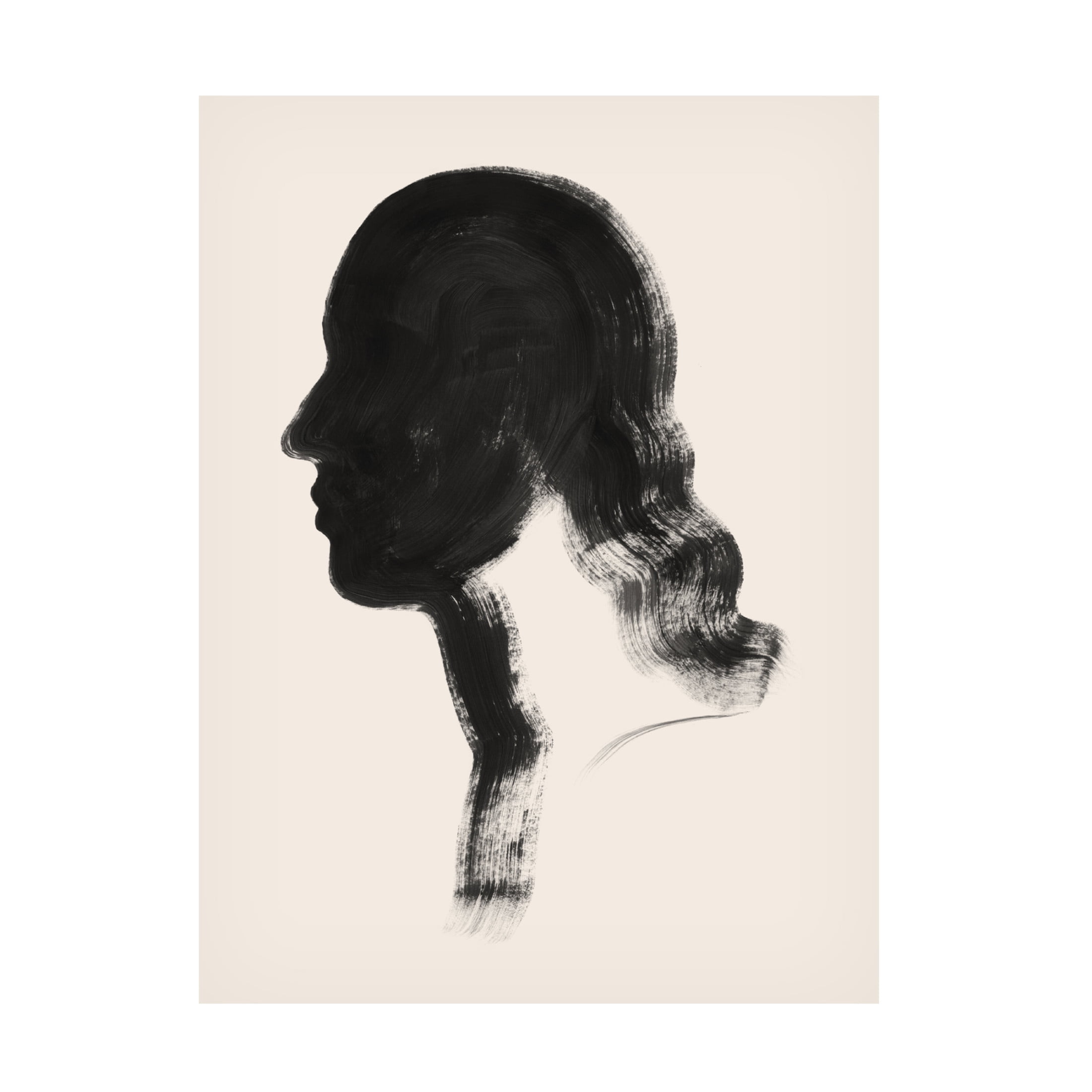 Trademark Fine Art Grace Popp Brushstroke Cameo IV Canvas Wall Art ...