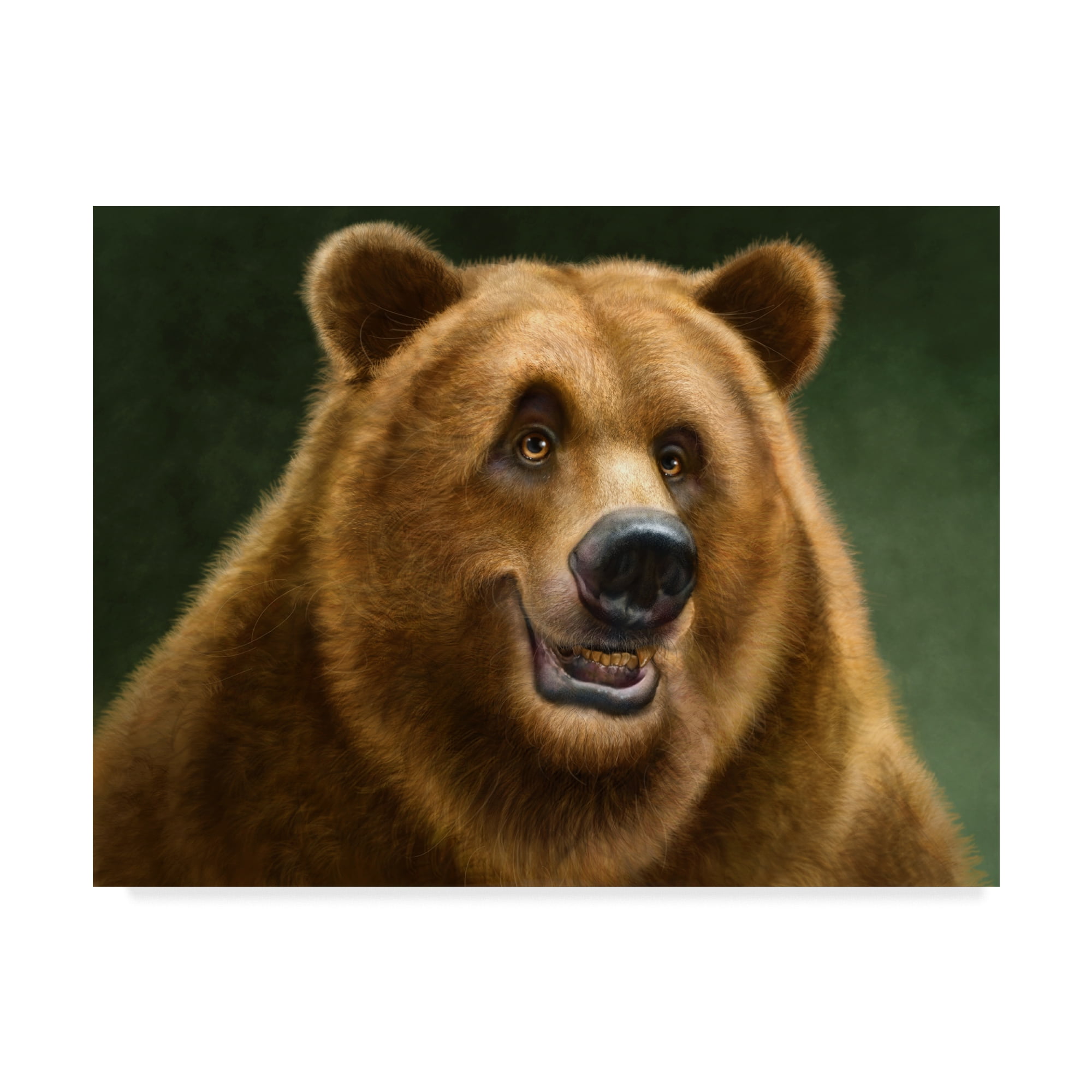 Trademark Fine Art 'Grizzly Totem' Canvas Art by Patrick LaMontagne ...