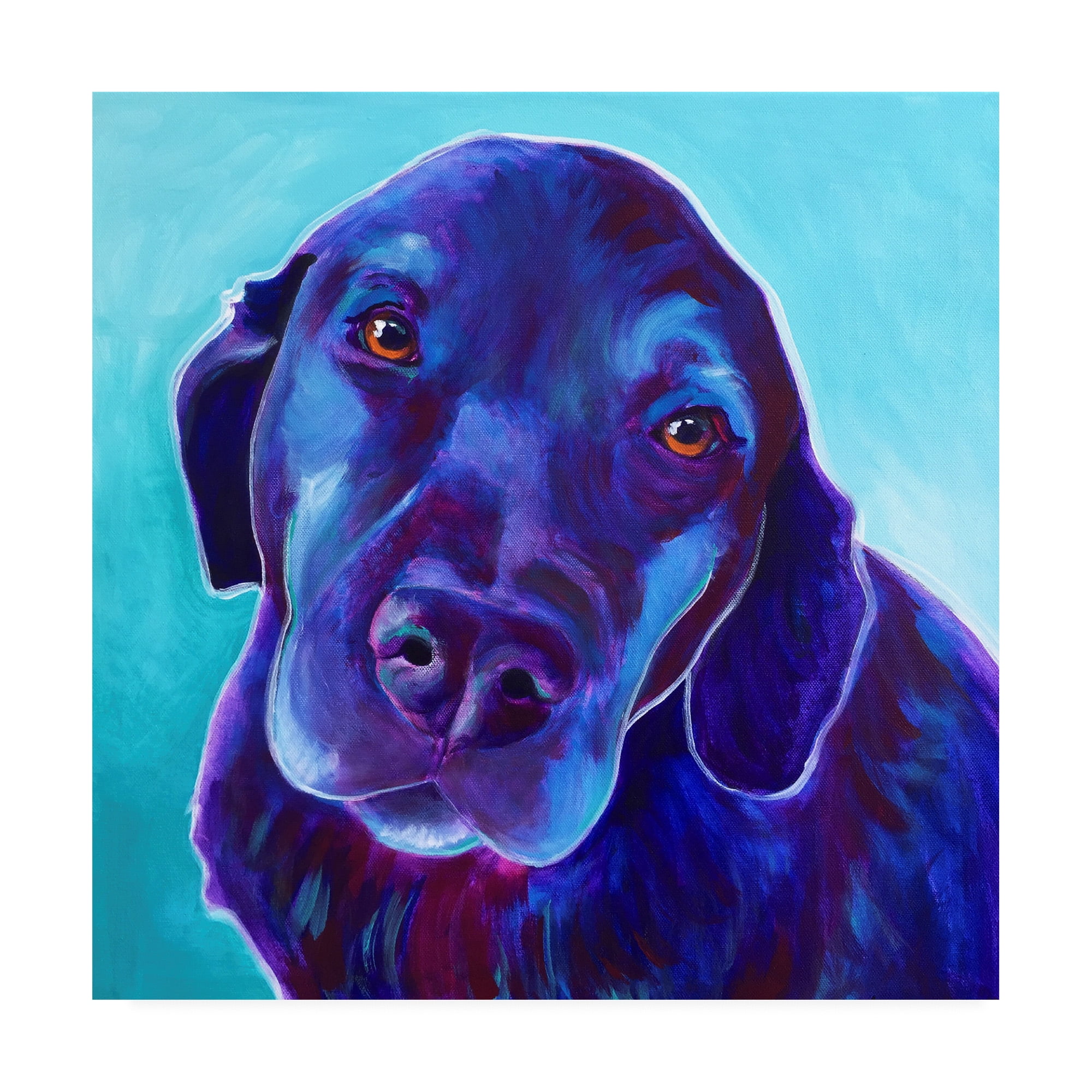 Trademark Fine Art 'Gus Pet Dog' Canvas Art by DawgArt - Walmart.com