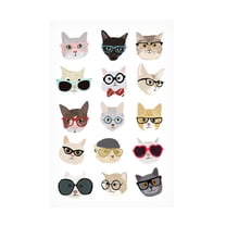 Trademark Fine Art 'Kittens On Dresser' Canvas Art by Janet Pidoux ...