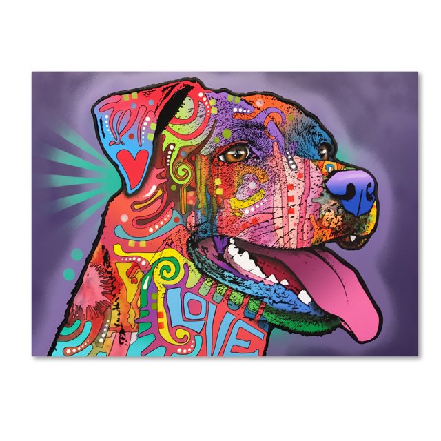 Trademark Fine Art 'Happy Lab' Canvas Art by Dean Russo - Walmart.com