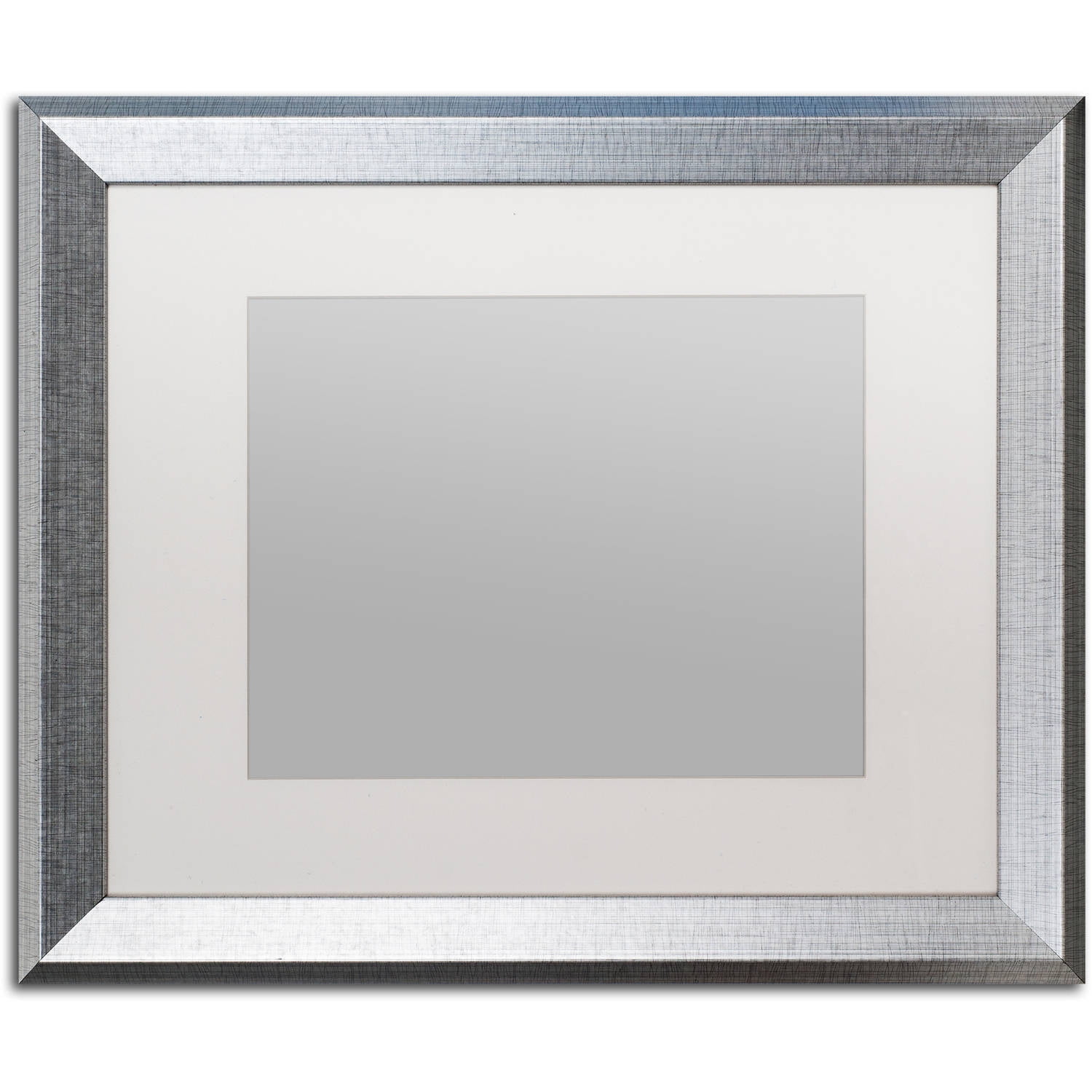 Empty Silver Picture Frame