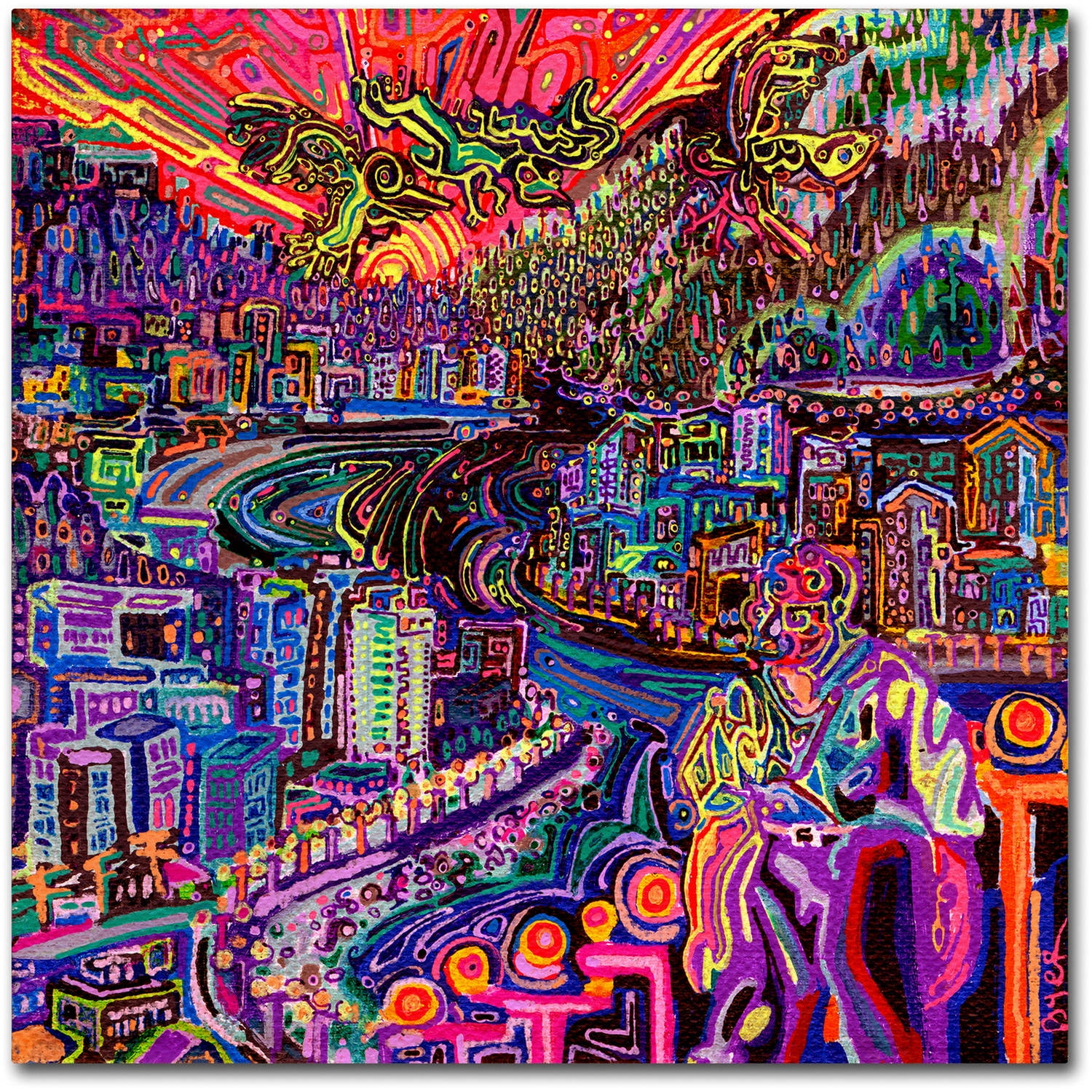 Trademark Fine Art "Hobo" Canvas Art by Josh Byer - Walmart.com