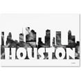 Trademark Fine Art 'Houston Texas Skyline BG-2' Canvas Art by Marlene ...