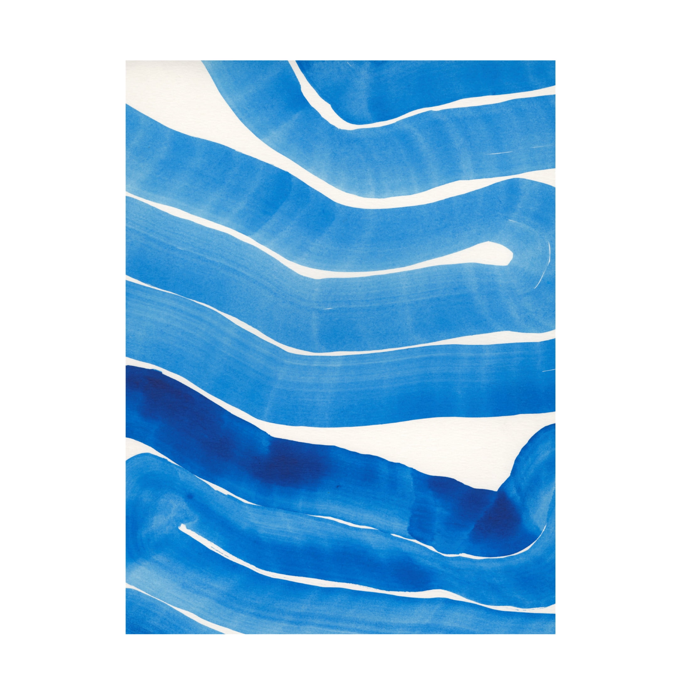 Trademark Fine Art Jodi Fuchs Blue Wiggles II Canvas Wall Art - Walmart.com