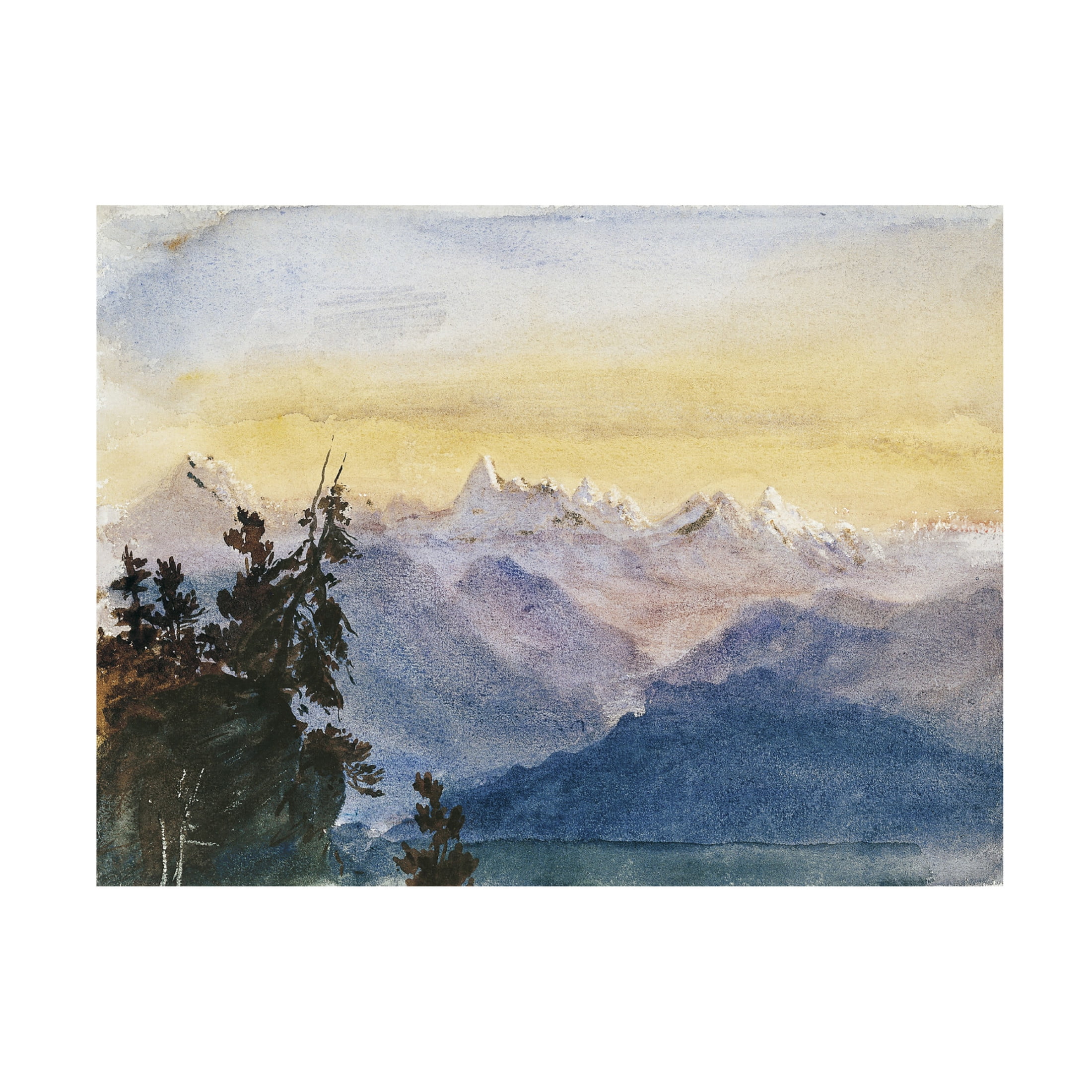Trademark Fine Art John Singer Sargent Sargent Mountainous Landscapes ...
