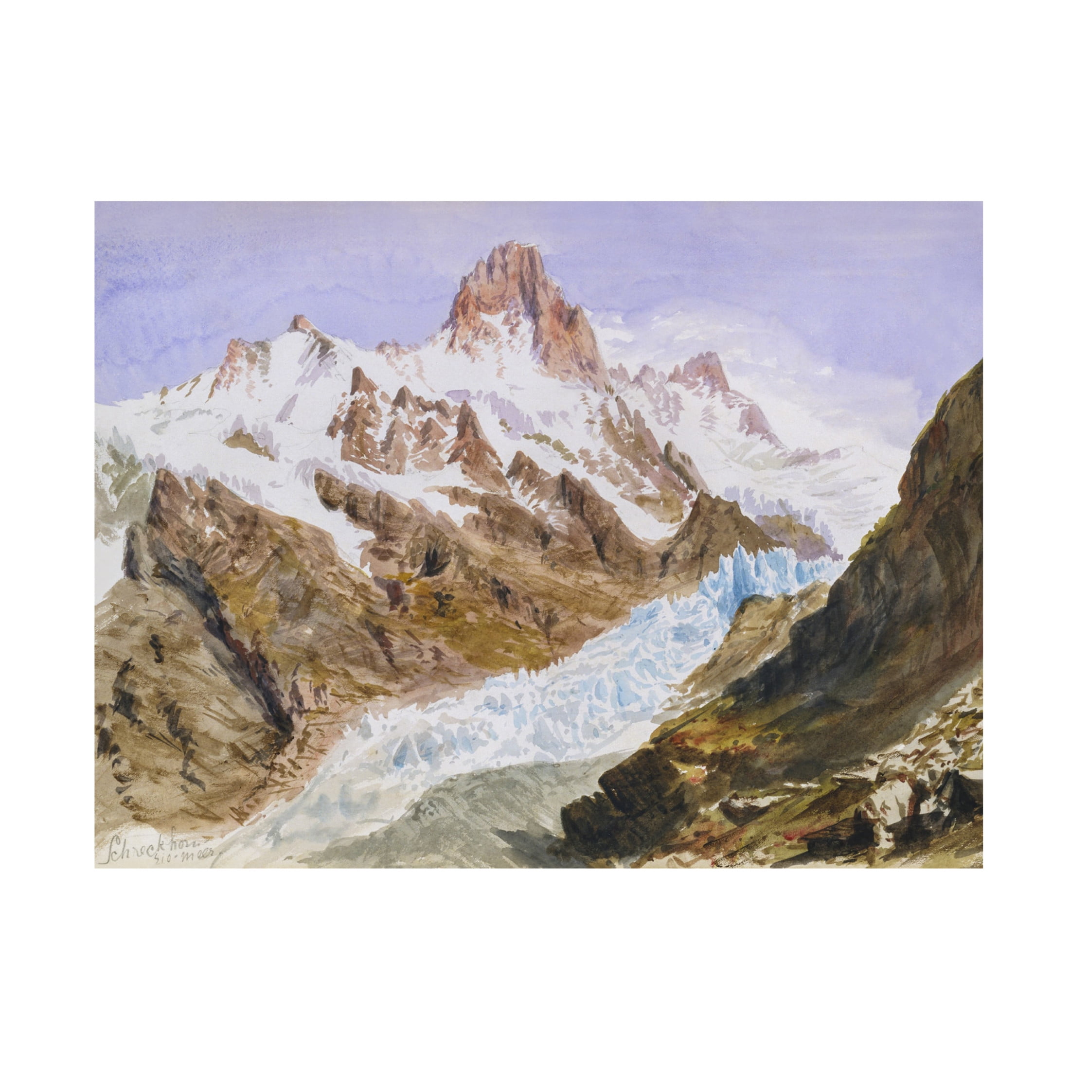 Trademark Fine Art John Singer Sargent Sargent Mountainous Landscapes ...