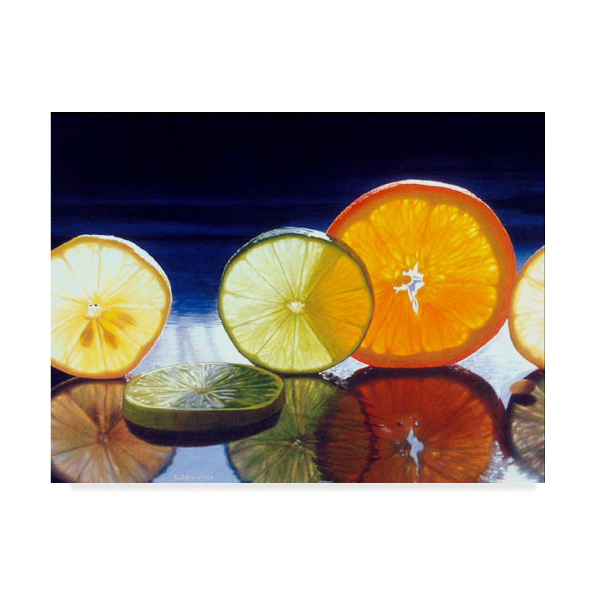 Trademark Fine Art 'Juicy Fruit' Canvas Art by Cecile Baird - Walmart.com
