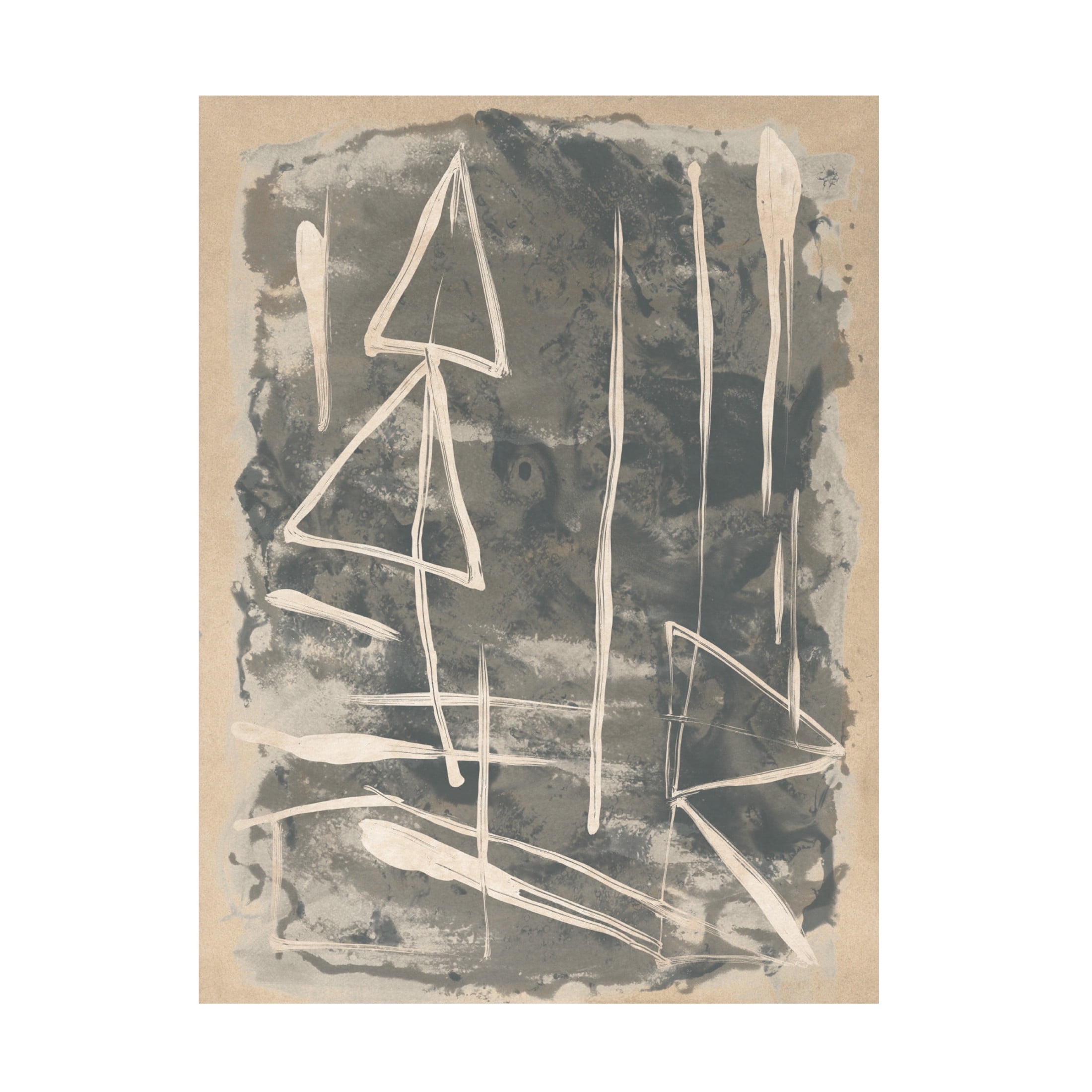 Trademark Fine Art June Erica Vess Mapa Linea II Canvas Wall Art ...