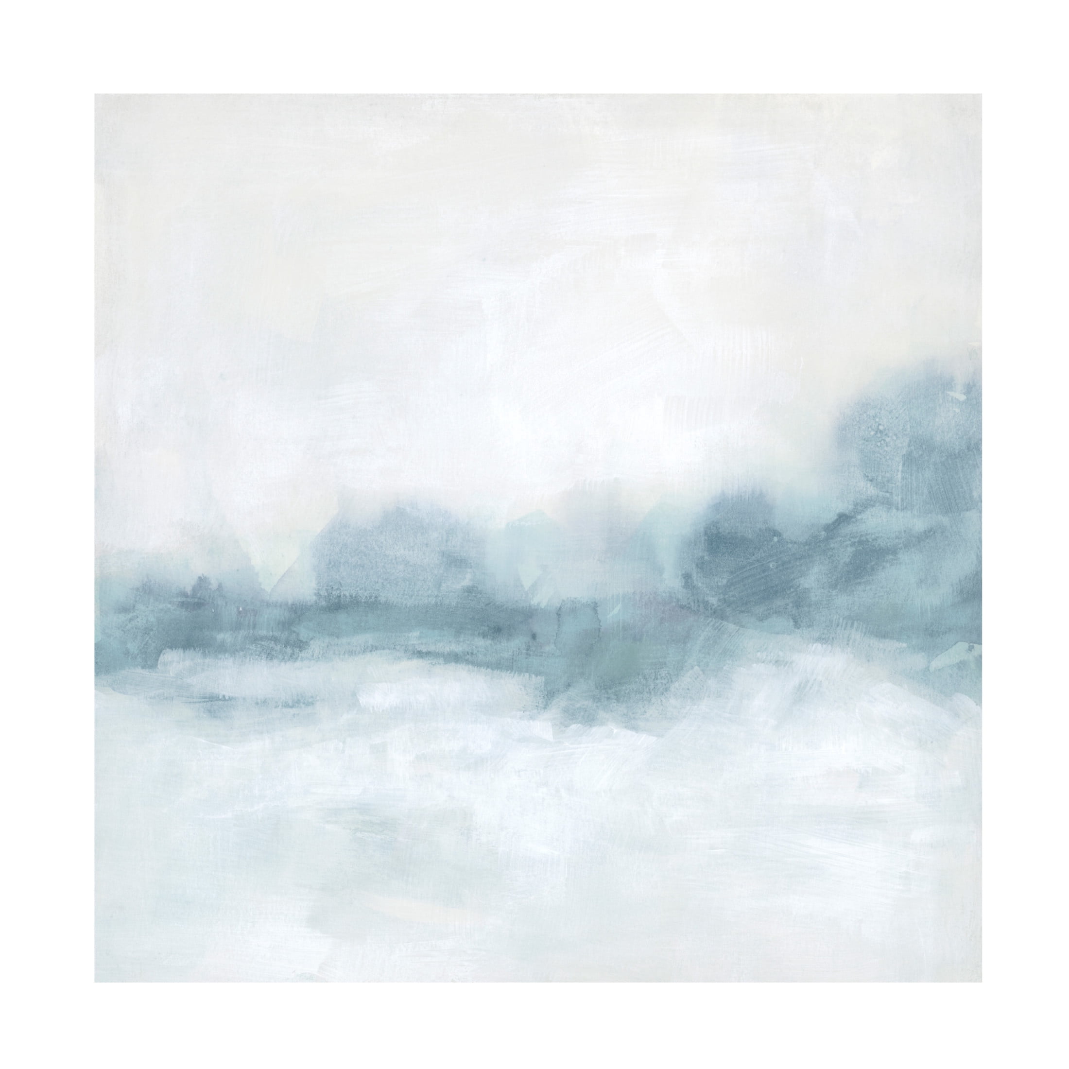 Trademark Fine Art June Erica Vess Moody Blue Mist II Canvas Wall Art ...