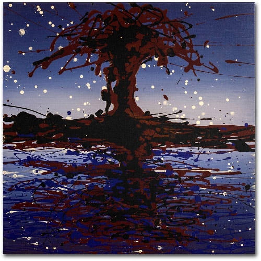 Trademark Fine Art "Lake Tree" Canvas Art by Roderick Stevens - Walmart.com