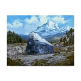 Trademark Fine Art 'Locomotive 4' Canvas Art by Jack Wemp - Walmart.com