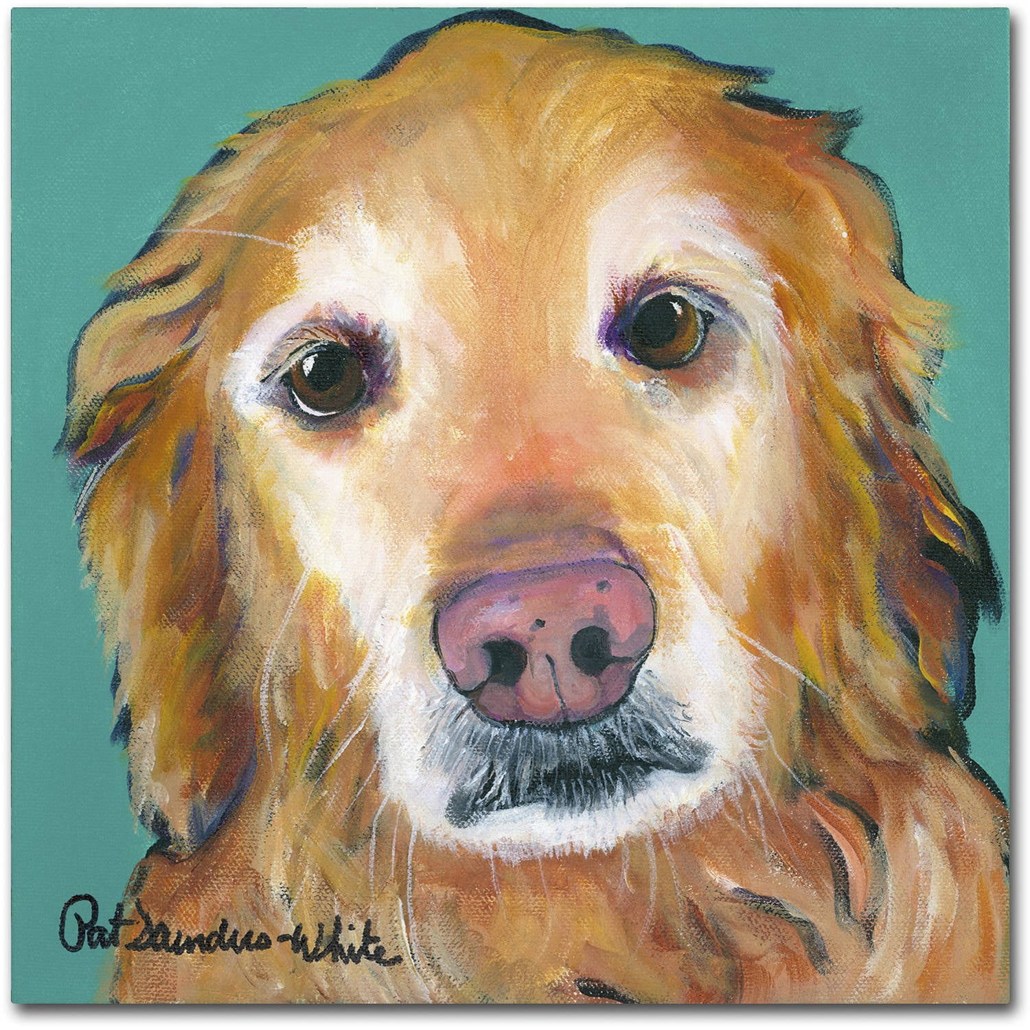 Trademark Fine Art "Maevis" Canvas Art by Pat Saunders-White - Walmart.com