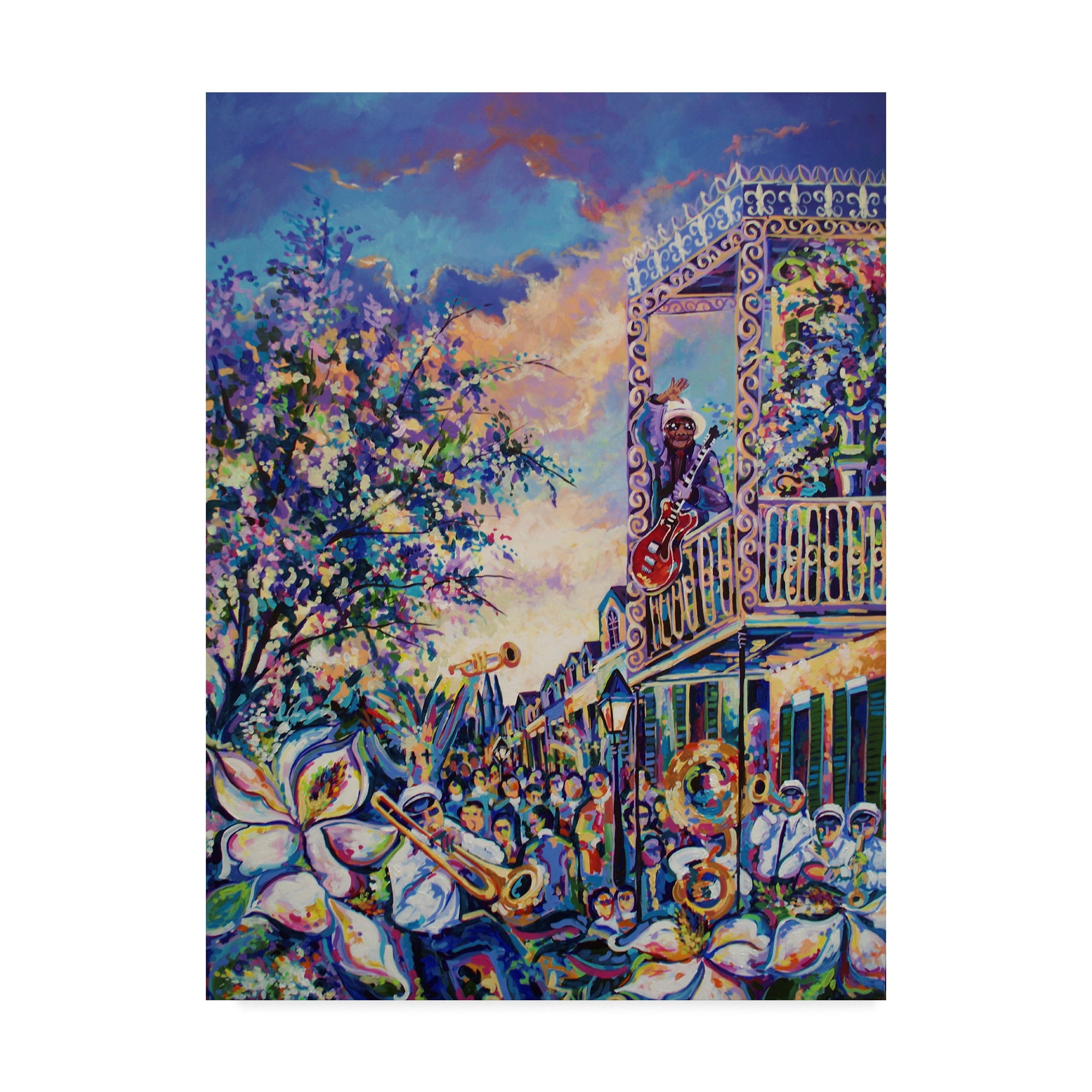 Trademark Fine Art 'Mardi Gras' Canvas Art by ADEL - Walmart.com