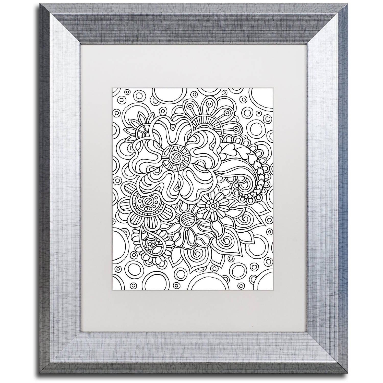 Trademark Fine Art "Mixed Coloring Book 54" Canvas Art by Kathy G ...