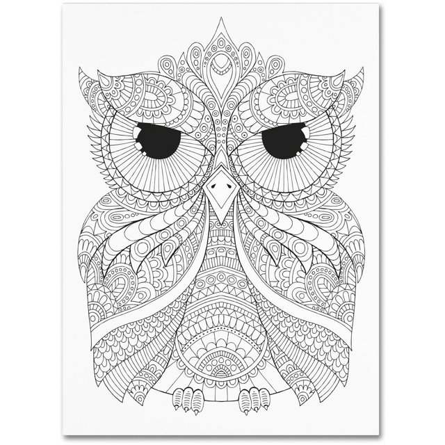 Trademark Fine Art "Night Owls 4" Canvas Art by Hello Angel - Walmart.com