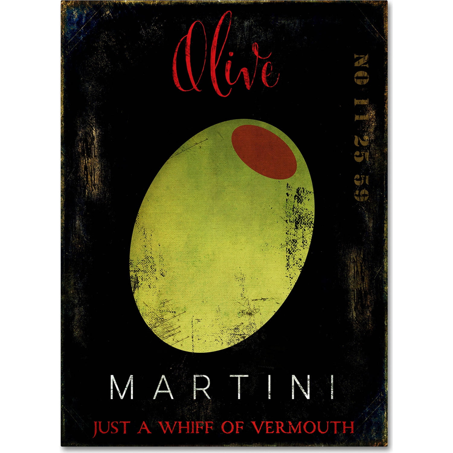 Trademark Fine Art "Olive Martini I" Canvas Art by Color Bakery ...