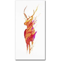 Trademark Fine Art 'Sunny Stag' Canvas Art by Robert Farkas - Walmart.com