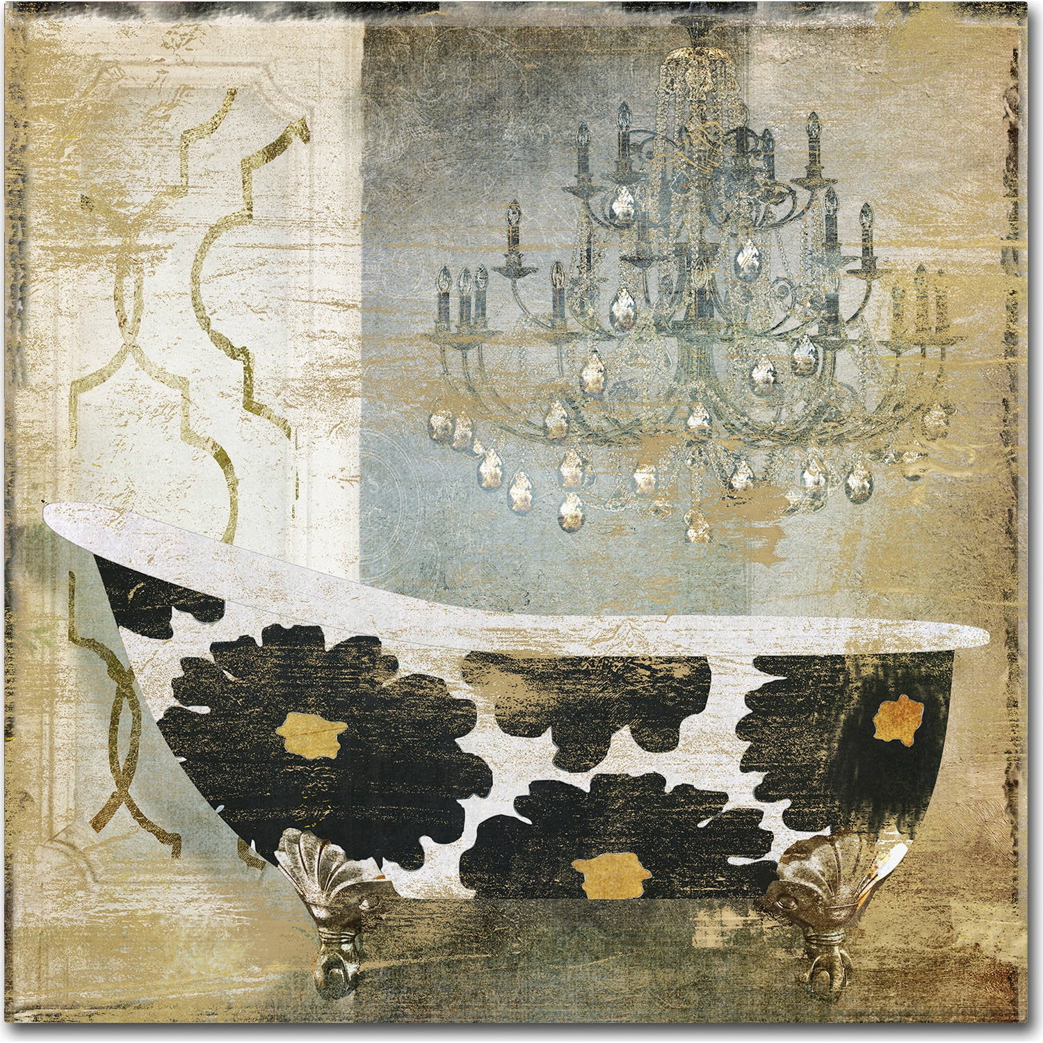 Trademark Fine Art "Paris Bath I" Canvas Art by Color Bakery - Walmart.com