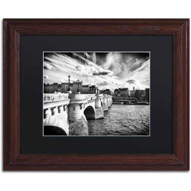 Trademark Fine Art "Ponts des Arts Paris" Canvas Art by Mathieu Rivrin ...