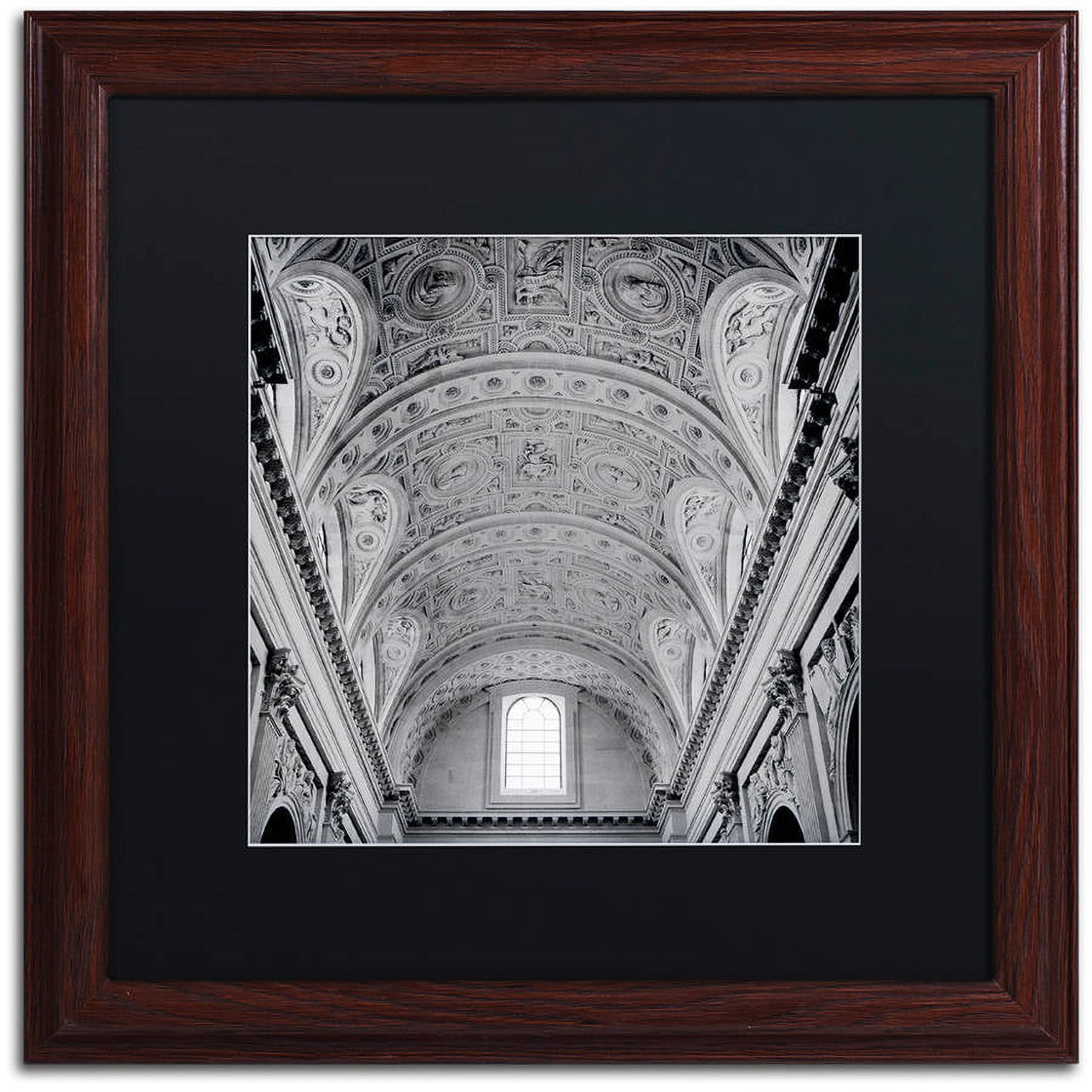 Trademark Fine Art "Paris II" Canvas Art by Alan Blaustein, Black Matte ...
