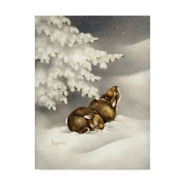 Trademark Fine Art 'Forever Foxes' Canvas Art by Peggy Harris - Walmart.com