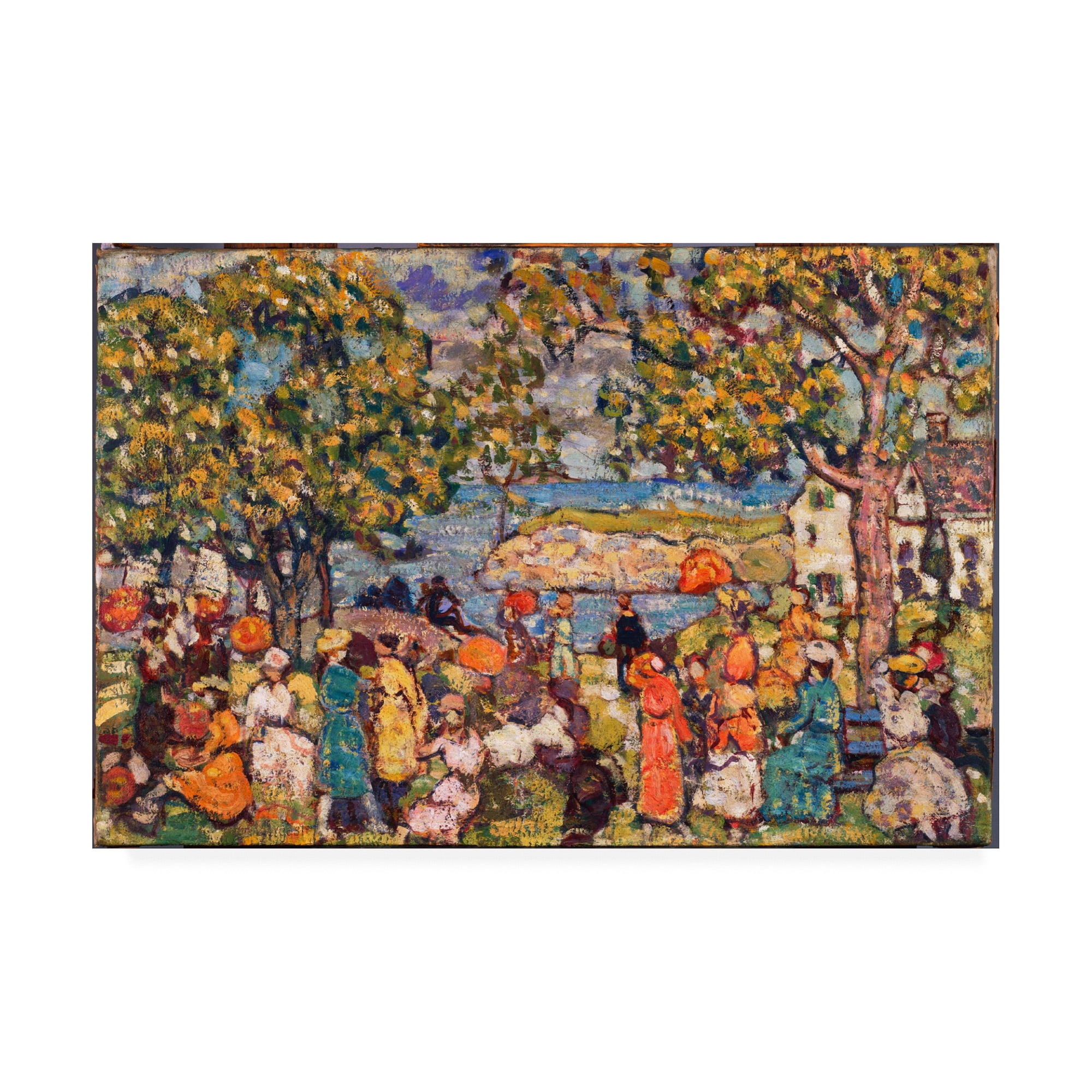 Trademark Fine Art Picnic Canvas Art by Maurice Prendergast ...