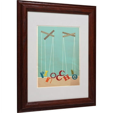 Trademark Fine Art "Plant Art" Matted Framed Art by Patty Tuggle, Black ...