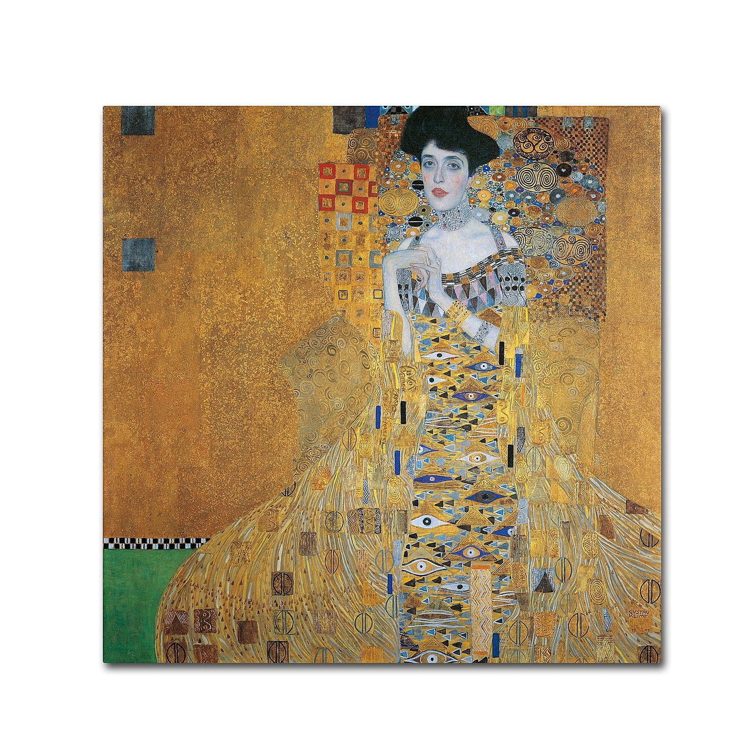 Trademark Fine Art "Portrait of Adele Bloch-Bauer I" Canvas Art by ...