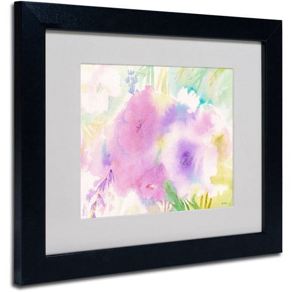 Trademark Fine Art "Purple Magic" Canvas Art by Sheila Golden, Black Frame - Walmart.com