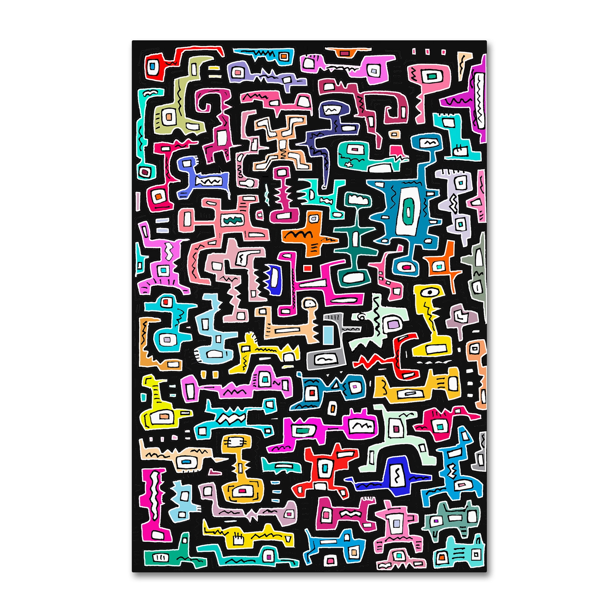 Trademark Fine Art 'Puzzle II' Canvas Art by Miguel Balbas - Walmart.com