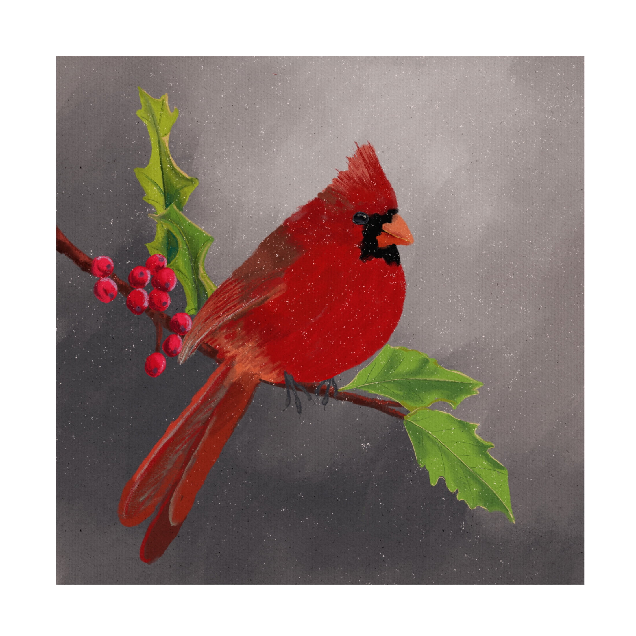 Trademark Fine Art Regina Moore Red Cardinal I Canvas Wall Art ...