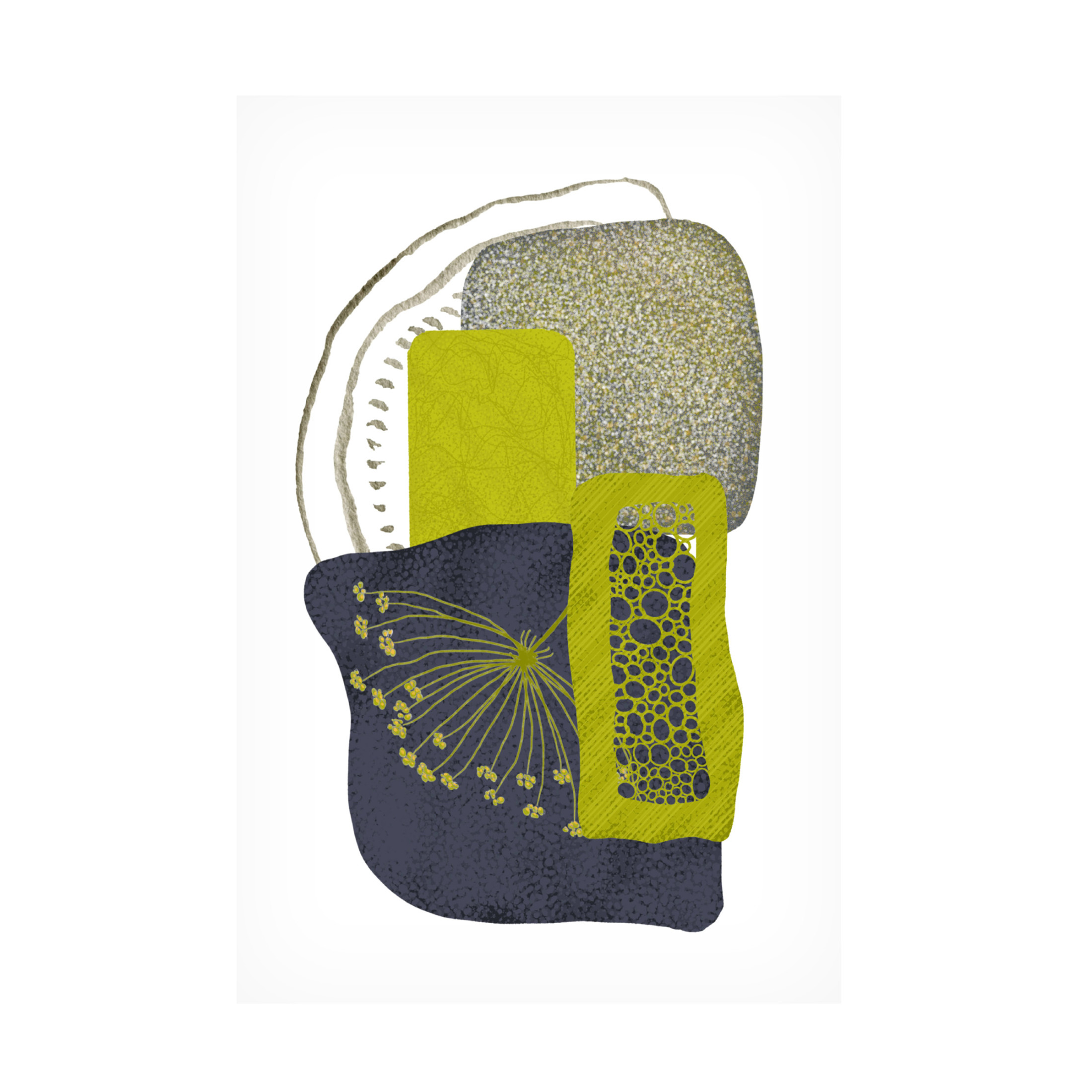 Trademark Fine Art Sally Ann Moss Love of Form 2 Canvas Wall Art ...